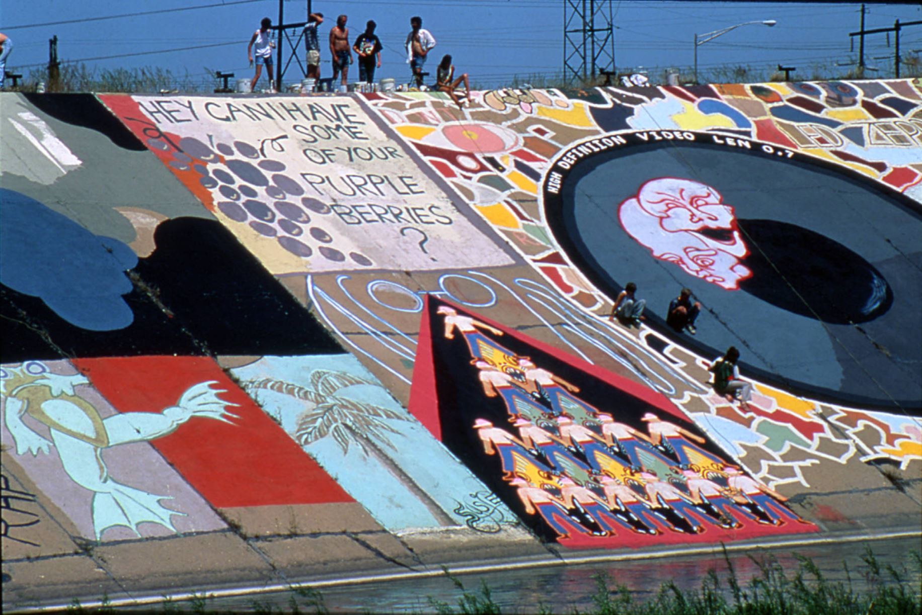 Virtual Village: Pueblo Levee Mural Project