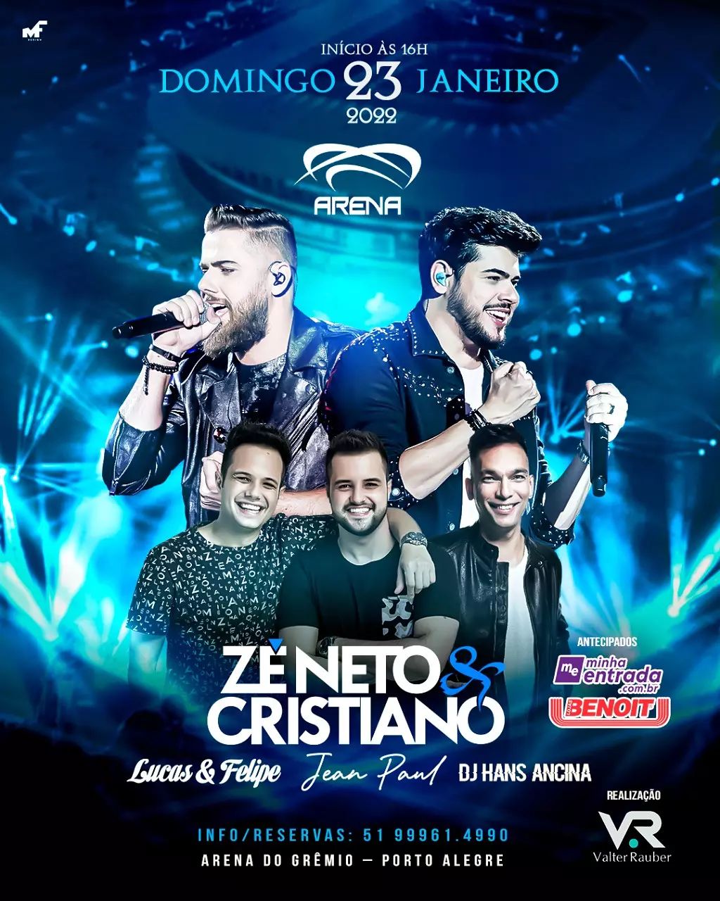 Zé Neto e Cristiano - Porto Alegre / RS - Arena do Gremio